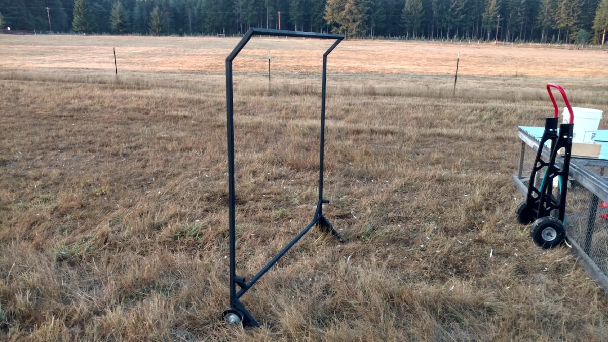 Chicken Tractor Dolly Build – Red Alpha Farms